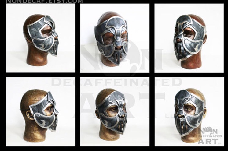 Armor Knight Mask Progress – Non-Decaffeinated Art